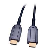 Vanco UHDFIB200P Cable óptico HDMI activo de alta velocidad, plénum, con clasificación CMP, 200'